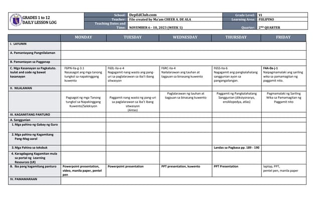 DLL MATATAG _FILIPINO 5 QUARTER1 WEEK_1.docx