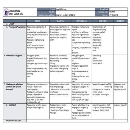 Detailed lesson plan | DOCX
