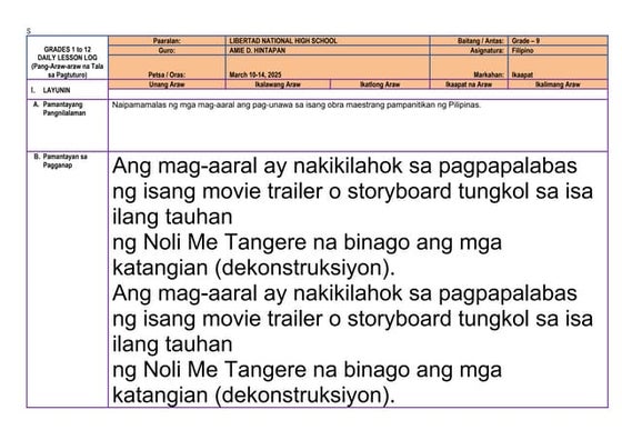 Rubriks sa Dula-dulaan.pptx