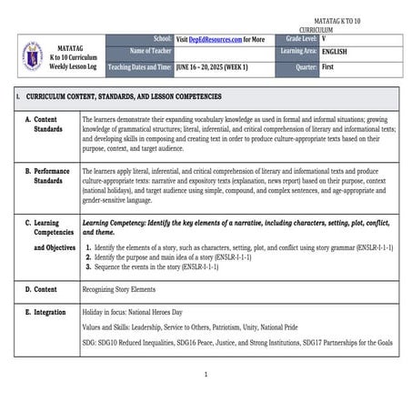 Daily Lesson Log MATATAG _ENGLISH 5 Q1 W1.docx