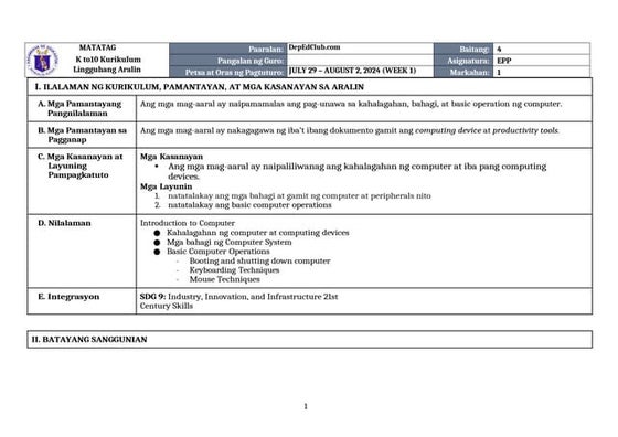 Ang mga Bahagi ng Computer.docx