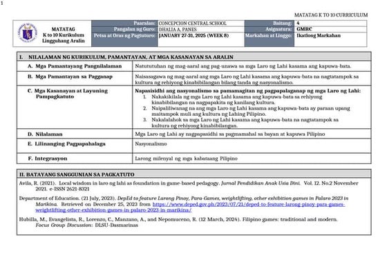 Mala Masusing Banghay Aralin Dula | PPT