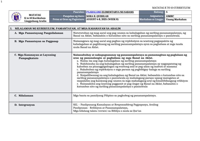 Lesson 4- Ang Ating Kaugalian, Paniniwala at Tradisyon.pptx