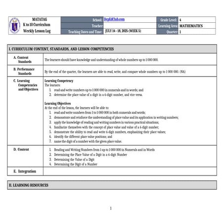 DLL MATATAG _MATH 4 Quarter11111 W5.docx