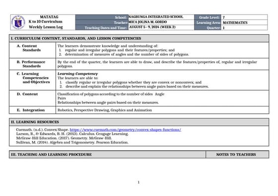 Mathematics-7-PPT-MATATAG-TRAINING...... | PPTX