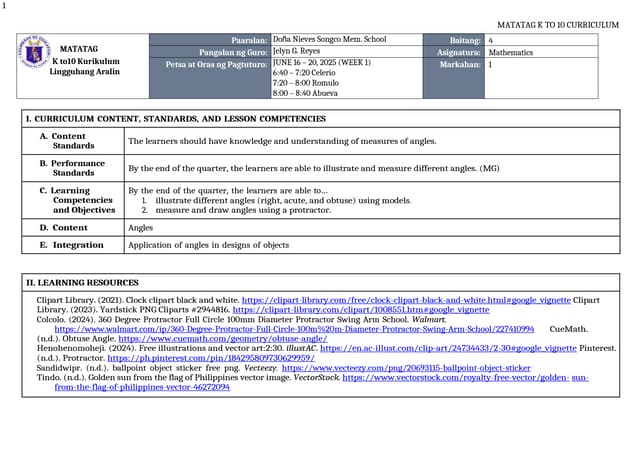 Detailed Lesson Plan in Math Grade 4 MATATAG Curriculum | PPTX