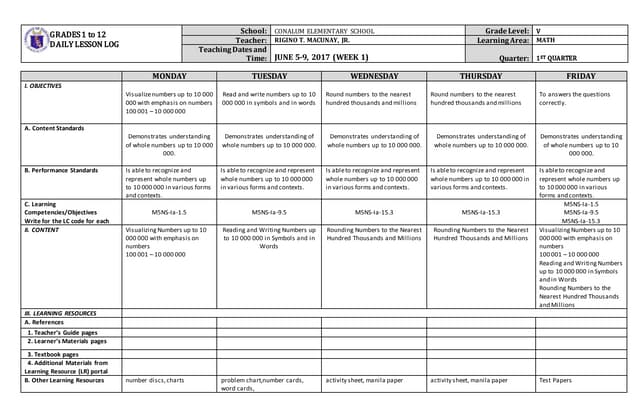 MATH-5-Q2 LESSON 30-Reads-and-writes-decimal-numbers-through-ten ...