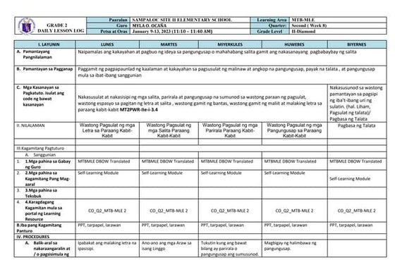 Detailed lesson plan | PDF