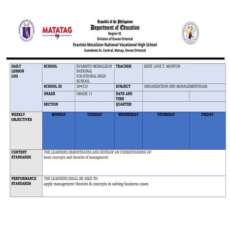 OrgMan_Module 1_Meaning, Functions, Types and Theories of Management ...