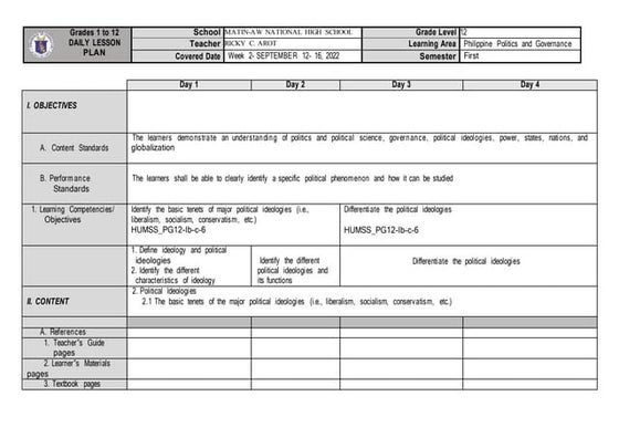 Detailed lesson plan for Pol Gov.docx
