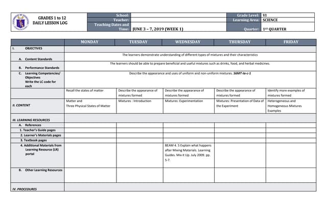 LESSON PLAN SCIENCE 7 ECOSYSTEM BIOTOC AND ABIOTIC FACTORS | DOCX
