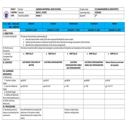daily lesson log in science 9 week19 2023.docx