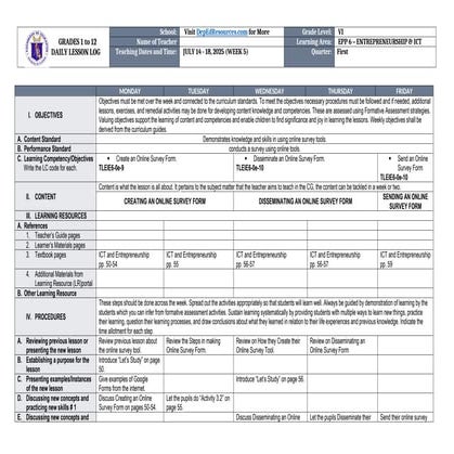Daily Lesson Log_TLE 6_Quarter 1_W5 v2.doc