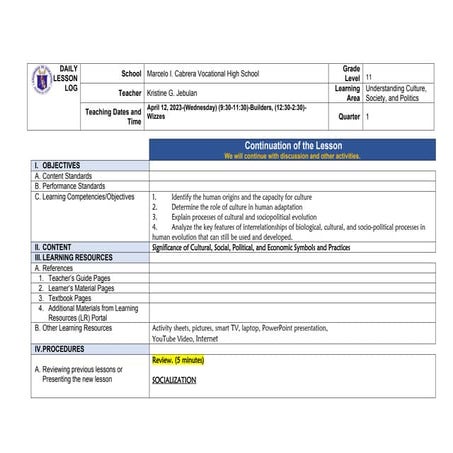 DLL UCSP-April 12.docx.................. | DOCX