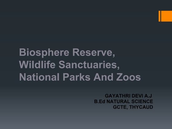 Wildlife conservation in India(ppt) | PPT