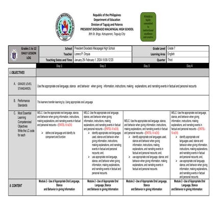 Dll Week 2 Docx How A Selection May Be Influenced By Culture History And Environment Ppt