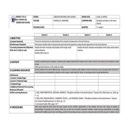 community engagement Lesson for Grade 12 | DOCX