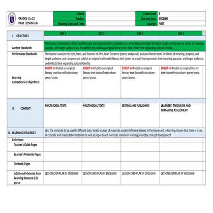 DLL WEEK daily lesson plan for grade 8.docx