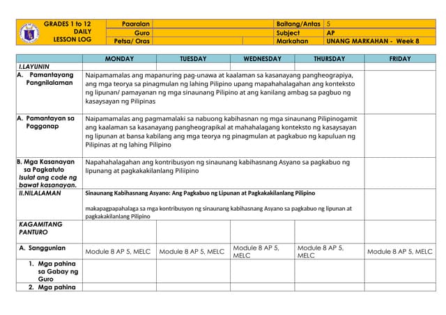 AP-Module 5-Pagbabatok, Kaugalian sa Paglilibing, Paggawa ng Bangka.pptx