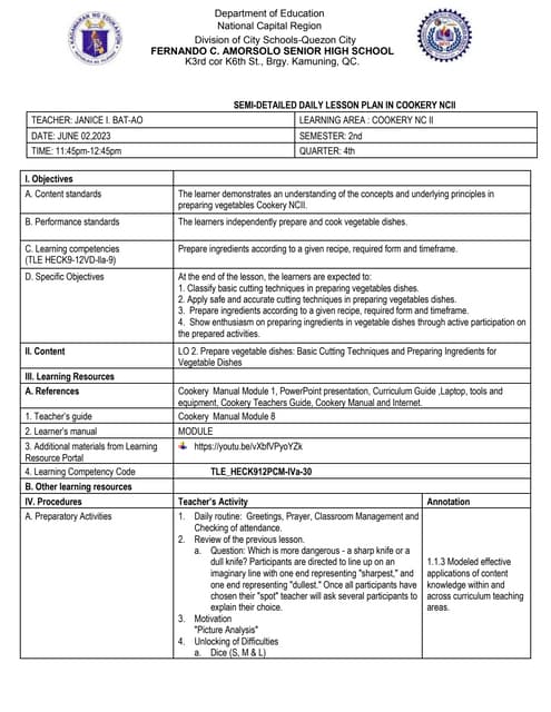 COT-Sample-Enhanced-DLP-Cookery for Demo.docx