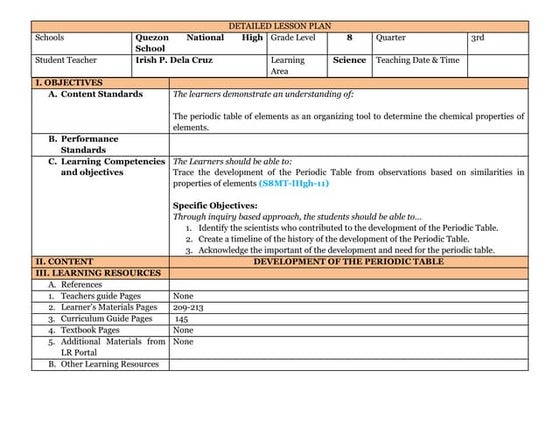 Detailed Lesson Plan for Mathematics 5 (Identifying Polygons) | DOCX