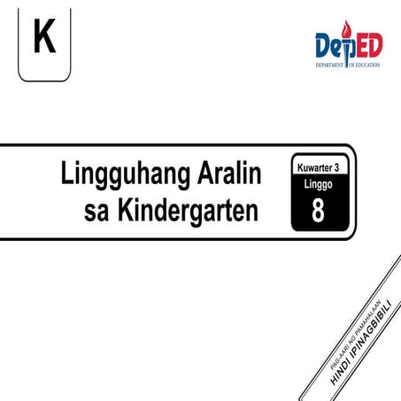 COT Lesson Plan Kindergarten Fourth Quarter | DOCX