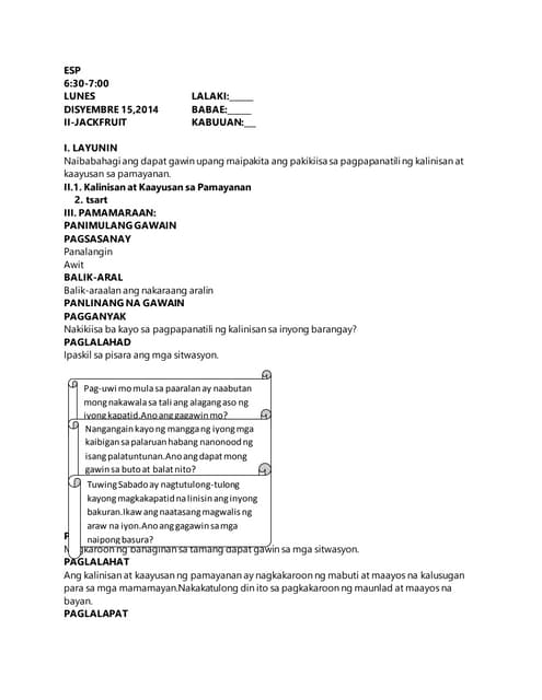 Detalyadong banghay Aralin sa Hekasi 3 | PDF