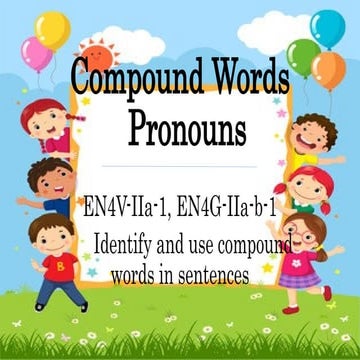 daily lesson plan POWERPOINT comound words.pptx