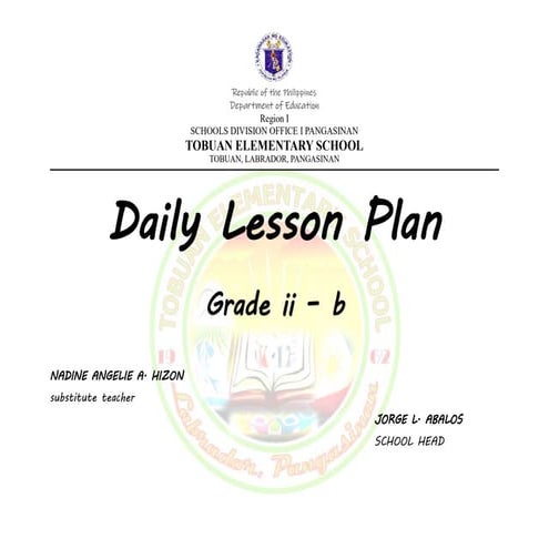 Daily Lesson Plan front page for elementary.docx