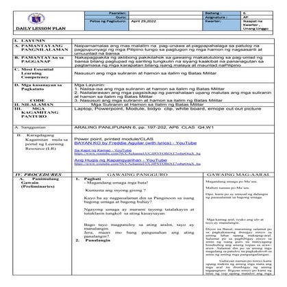 Lesson Plan for Kindergarten COT.pptx