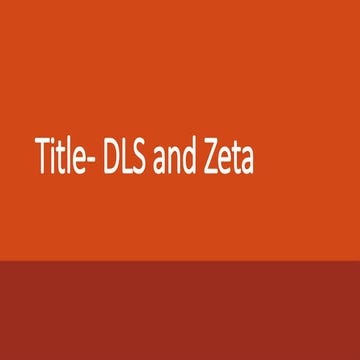 Dls And Zeta How Correlation Effects The Size Of Nanoparticle Ppt