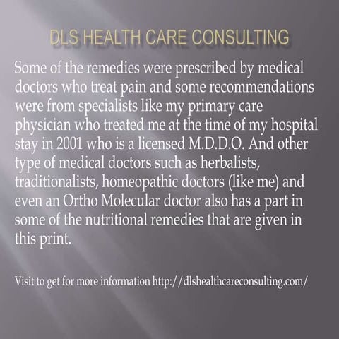 Dls health care consulting | PPT