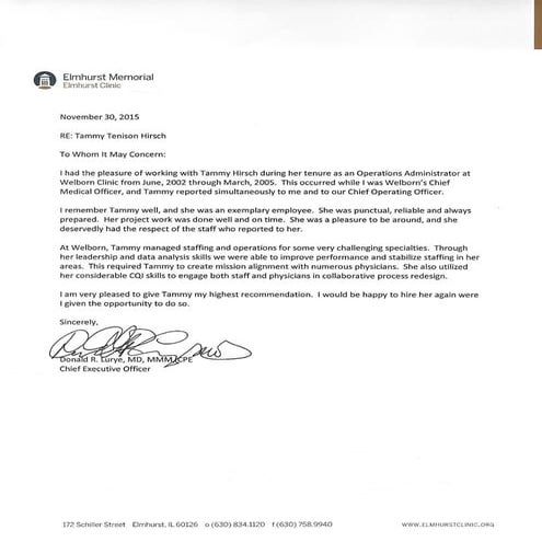 Letter of Recommendation | PDF