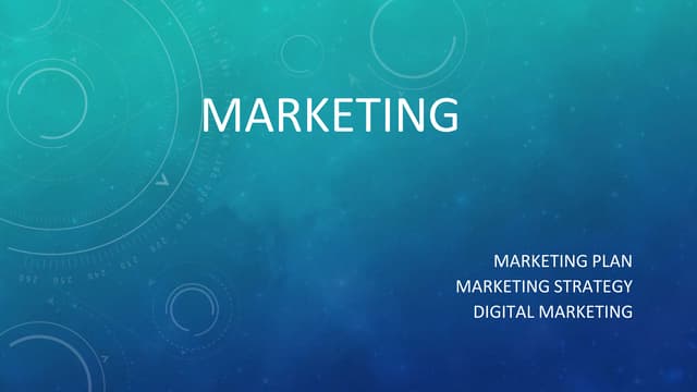 Segmentasi Targetting Positioning Marketing | PPTX