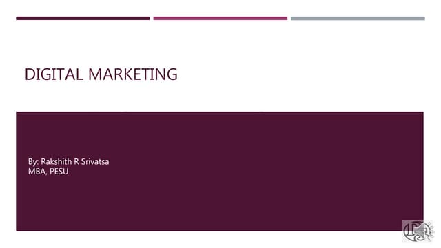DIGITAL MARKETING FULL NOTES 2024.FREE PDF | PDF