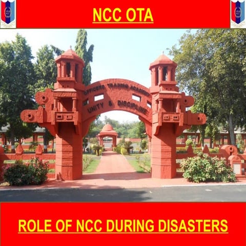 NCC India Role of NCC during Disasters.pptx