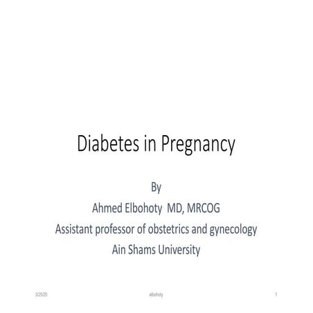 DM in pregnancy | PDF