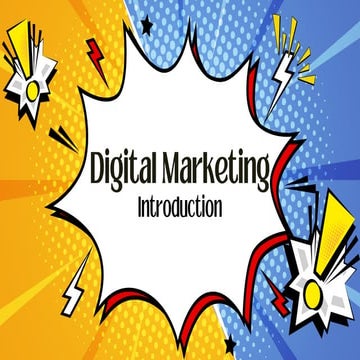 Digital Marketing Trainings Introduction | PDF