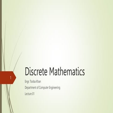 Intro to Discrete Mathematics | PDF