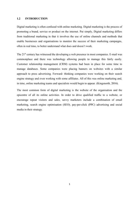 "Mastering Digital Marketing: Strategies for Success in the Online Landscape" | PDF