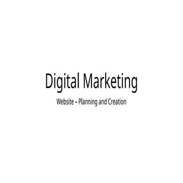 DM - Website – Planning and Creation.pptx
