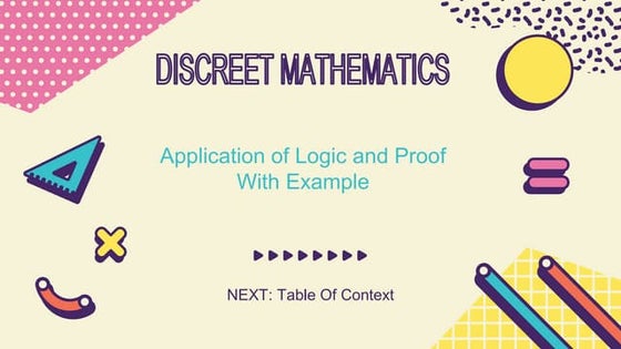 Discrete mathematics [LOGICAL CONNECTIVES] | PPTX | Programming Languages | Computing