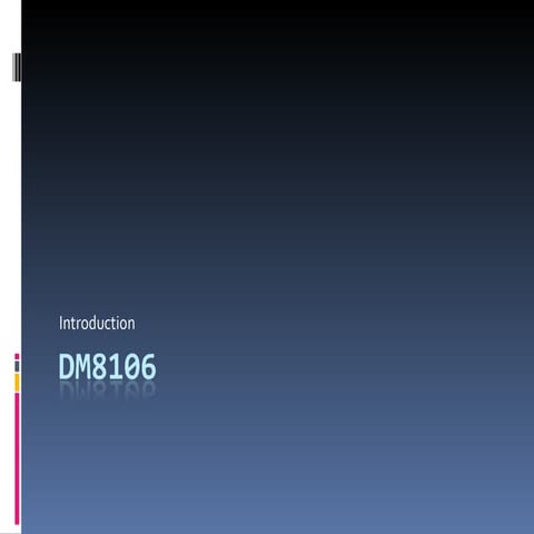 Dm8106 | PPT