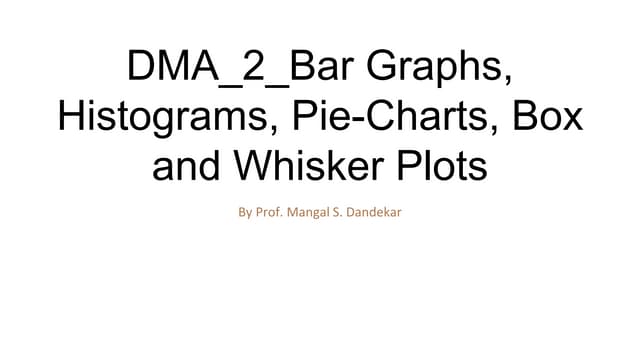 Bar chart, pie chart, histogram | PPTX
