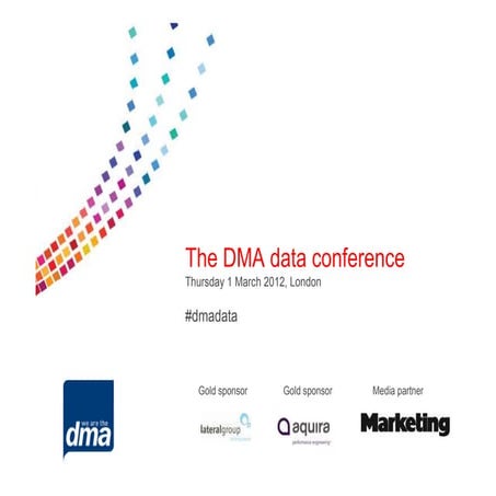 The DMA conference 2012 | PDF