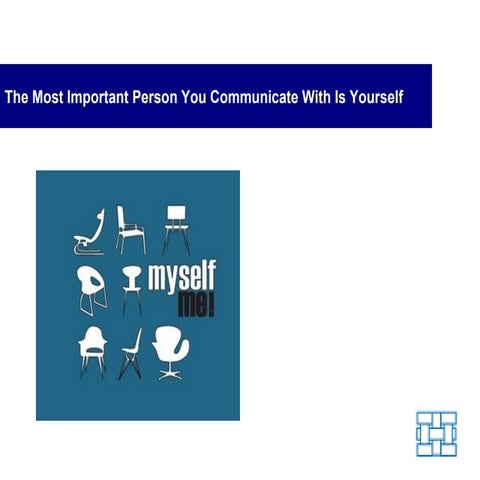 The Most Important Person You Communicate With is Yourself | PPT ...
