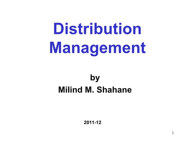 Channel Information Systems | PPT