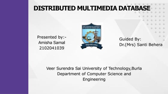 Distributed Multimedia Systems(DMMS) | PPT