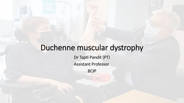 Duchenne Muscular Dystrophy | PDF