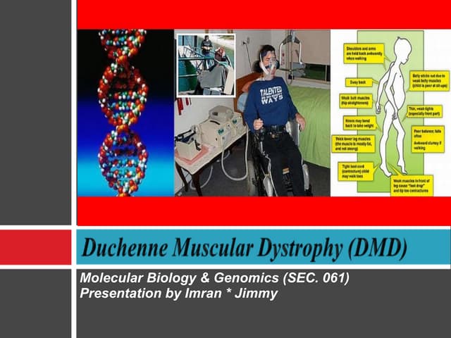 DUCHENNE MUSCULAR DYSTROPHY | PPTX
